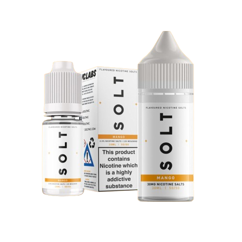 SOLT E-Liquid Mango 30ml Nic Salts – Magic Clouds Vapoury
