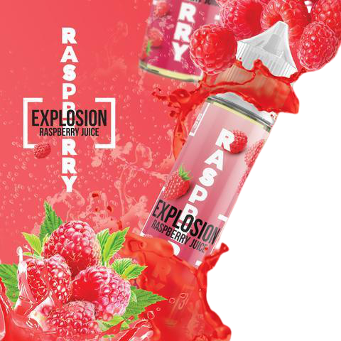 Explosion - Raspberry Juice 120ml – Magic Clouds Vapoury